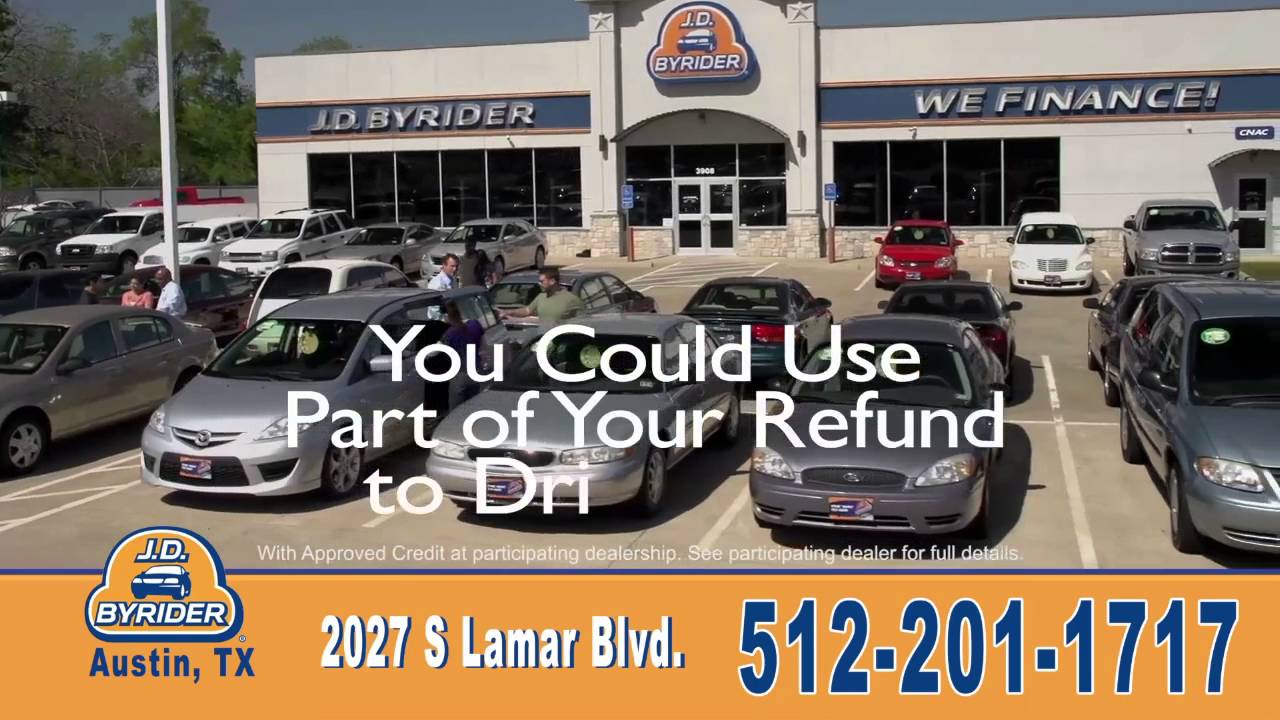 J.D. Byrider Early Bird Tax Refund Austin, TX - YouTube