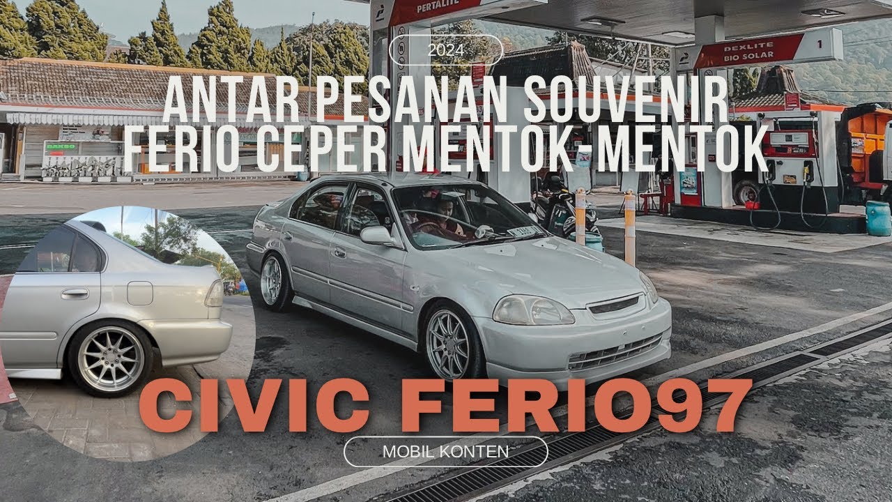 VLOG CIVIC FERIO ANTAR SOUVENIR KE MADIUN | VLOG MOBIL TUA BUAT HARIAN ...