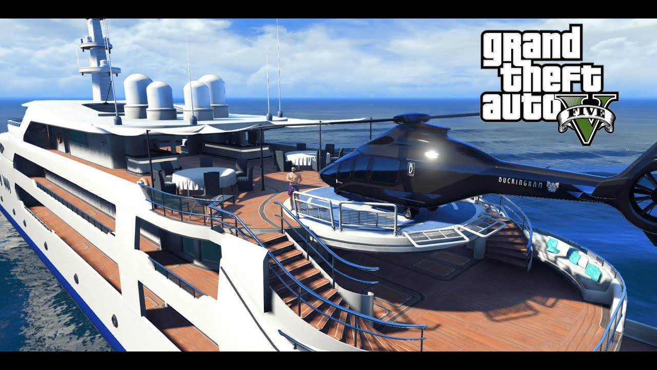 РЕАЛЬНАЯ ЖИЗНЬ Gta 5 ПОЛЕТЕЛИ С ДЯДЕЙ НИКОМ НА ВЕРТОЛЕТЕ НА ЯХТУ