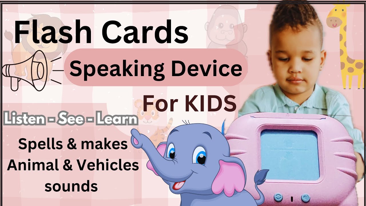 Flash Cards 📚 with Spelling Device for Kids 😍 👶| Best Gifts for kids ...