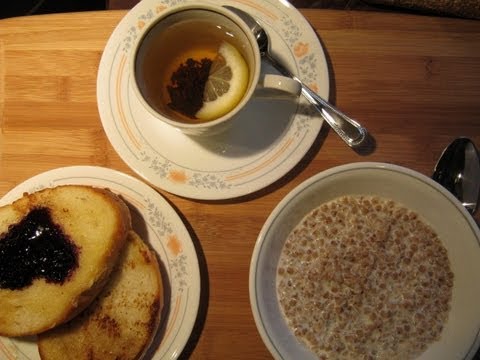 Russian Breakfast from Tatyana. Buckwheat Kasha - YouTube