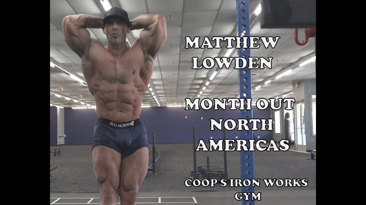 Training Video Bodybuilder Matt Lowden Works Chest Month Out North ...
