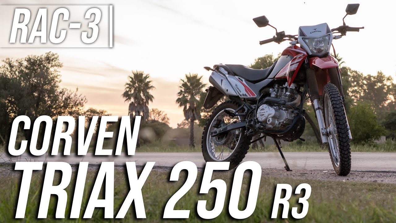 Análisis y test Corven TRIAX 250 R3 - YouTube