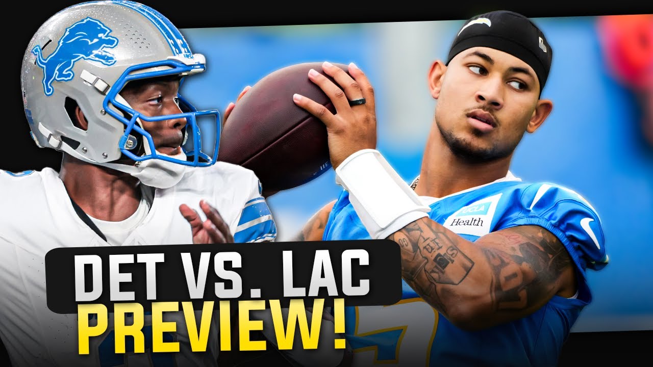 Detroit Lions vs. Los Angeles Chargers PREVIEW! What to Expect & More ...