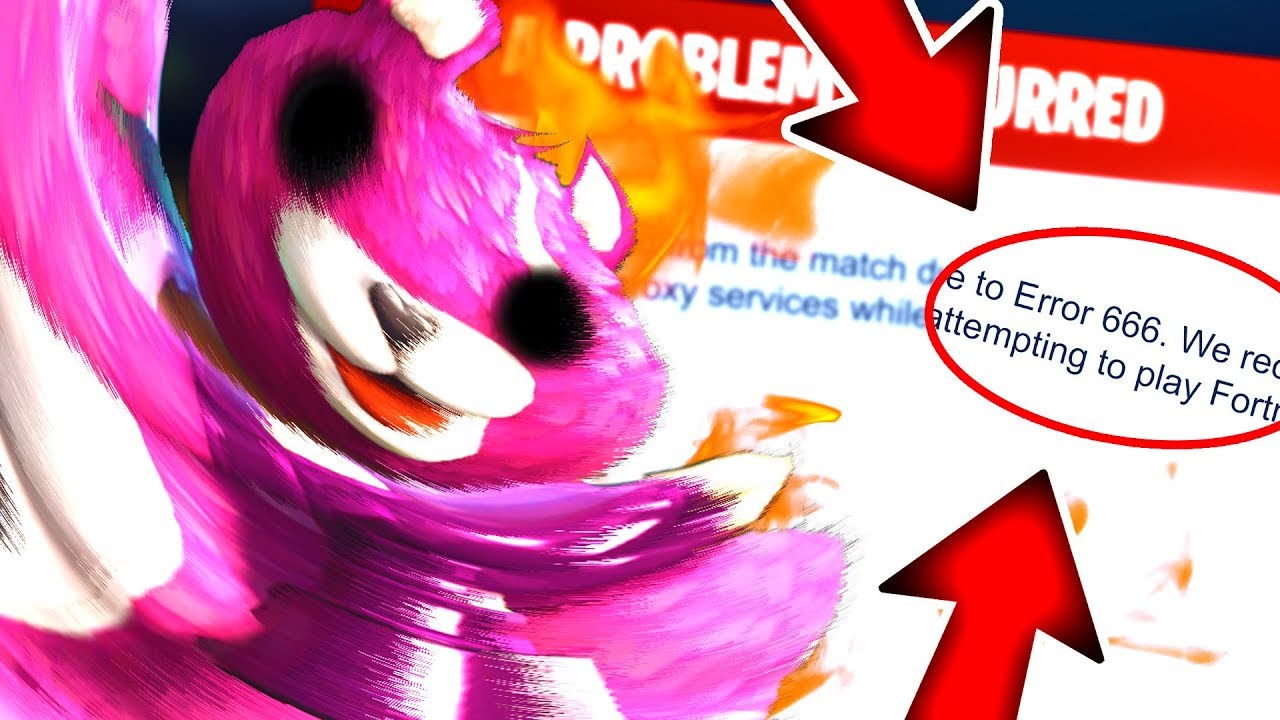 Error 666 Fortnite Creepypasta YouTube