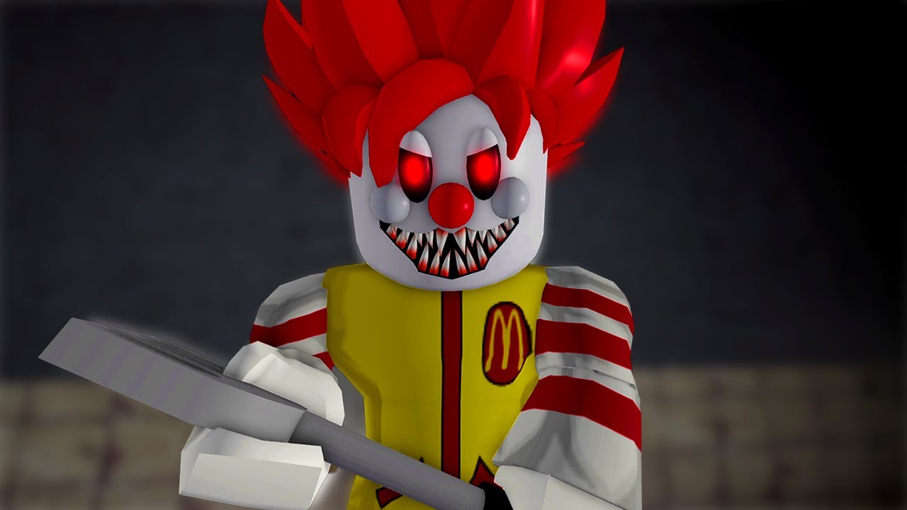 Badut MCD Jahat! - Roblox Escape Ronald's Diner Obby - YouTube