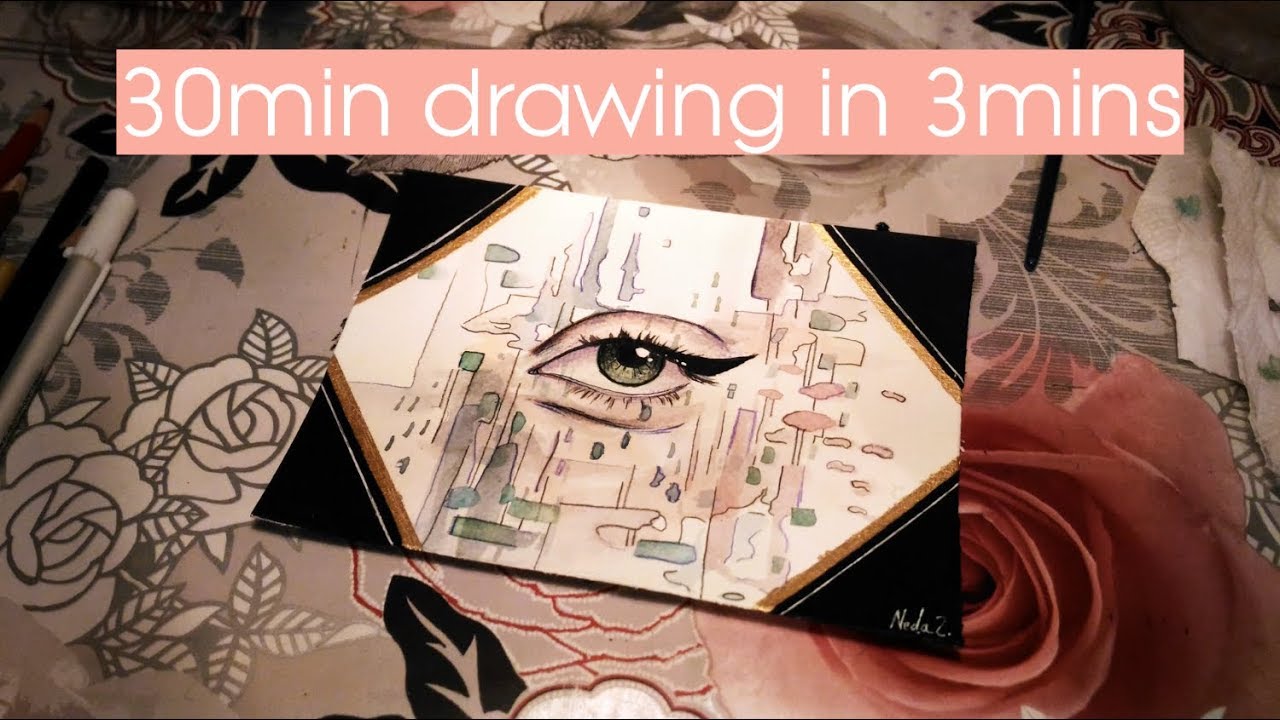 30min Drawing in 3mins !! - YouTube