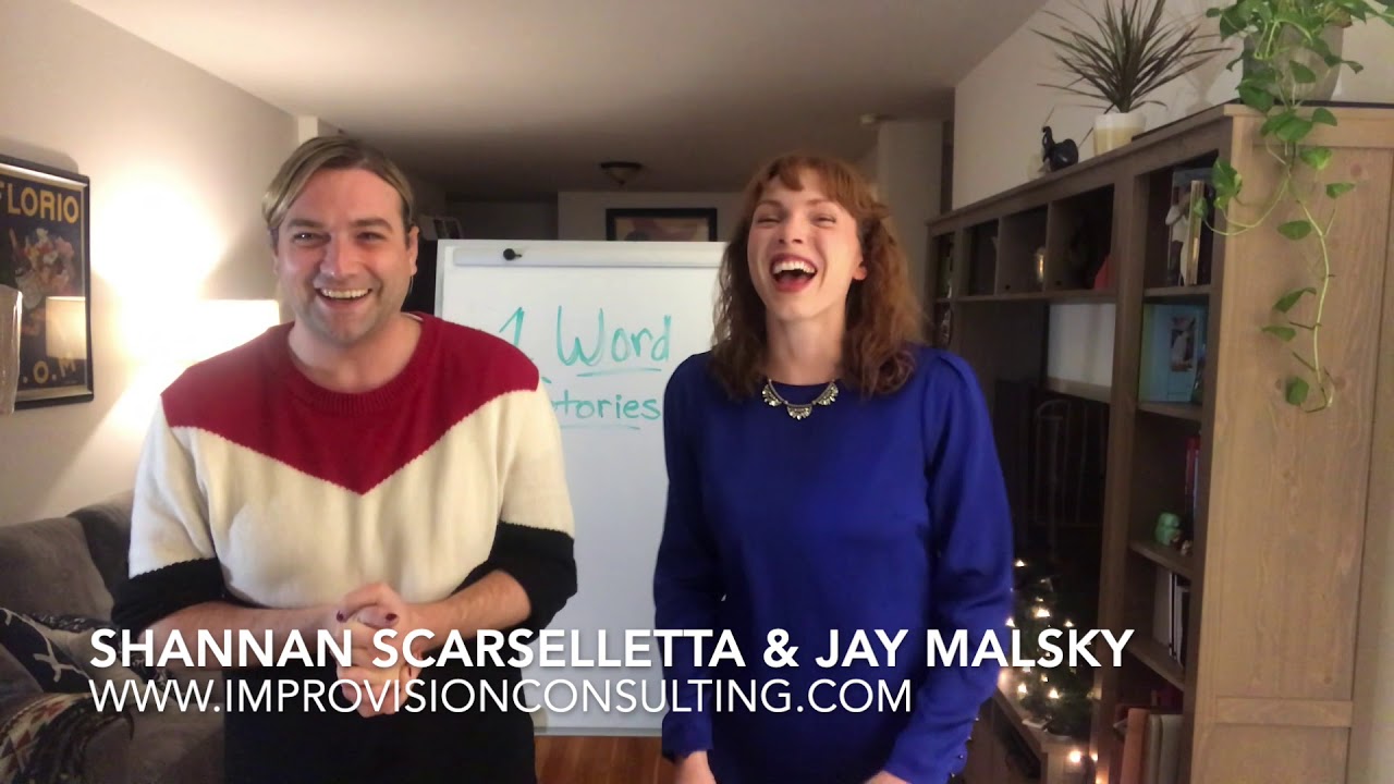 1 Word Story "Yes, And" Adaptive Communication Exercise - YouTube