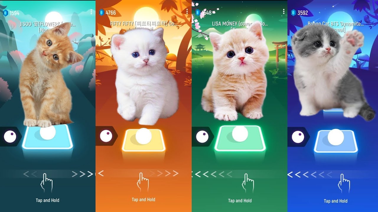 CUTE CATS JISOO FLOWER VS FIFTY FIFTY CUPID VS LALISA MONEY VS BTS ...