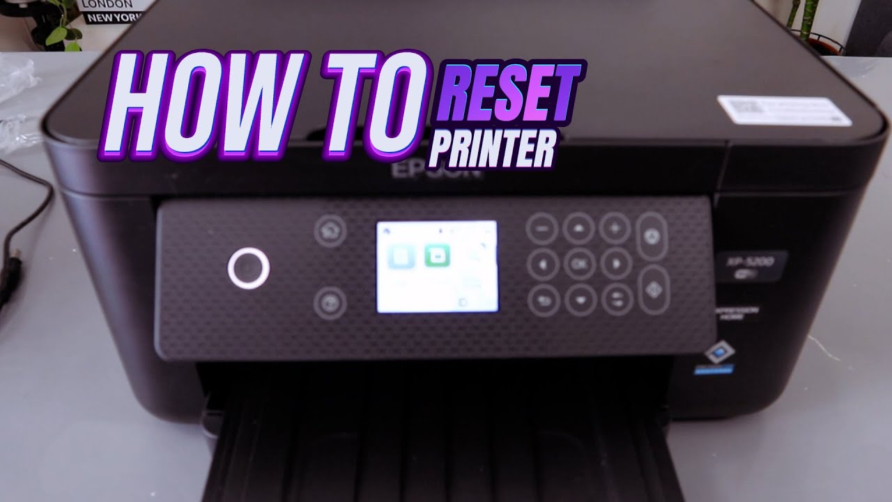 How To Reset Epson Printer| How to Reset Factory Default of Epson Printer - YouTube