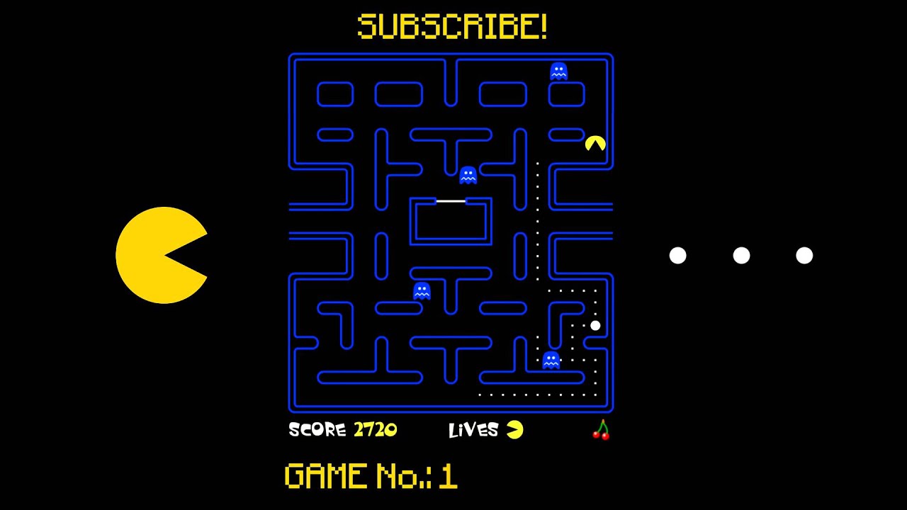 Pacman Gameplay no 1 [Full HD]