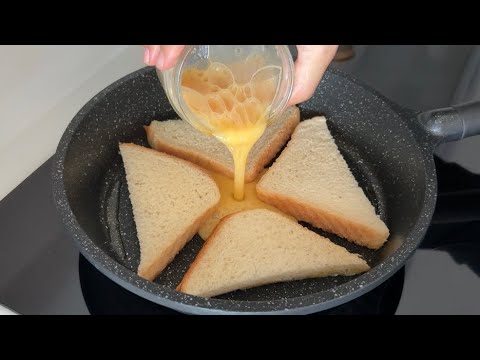 Tost Ekmeğini Hiç Böyle Denediniz mi? Ezber Bozan Tarif! 🔥 Egg videos for toddlers 🥚