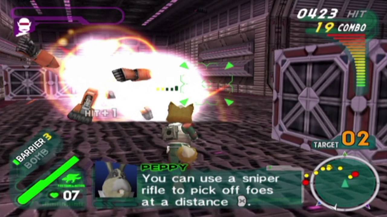 Star Fox Assault: Gold Walkthrough Mission 3: Sargasso Space Zone ...