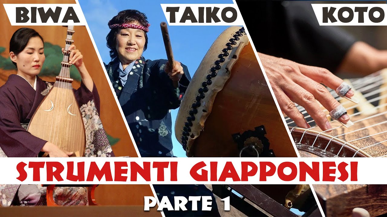 Strumenti musicali giapponesi: Taiko, Koto e Biwa! (Parte 1) - YouTube