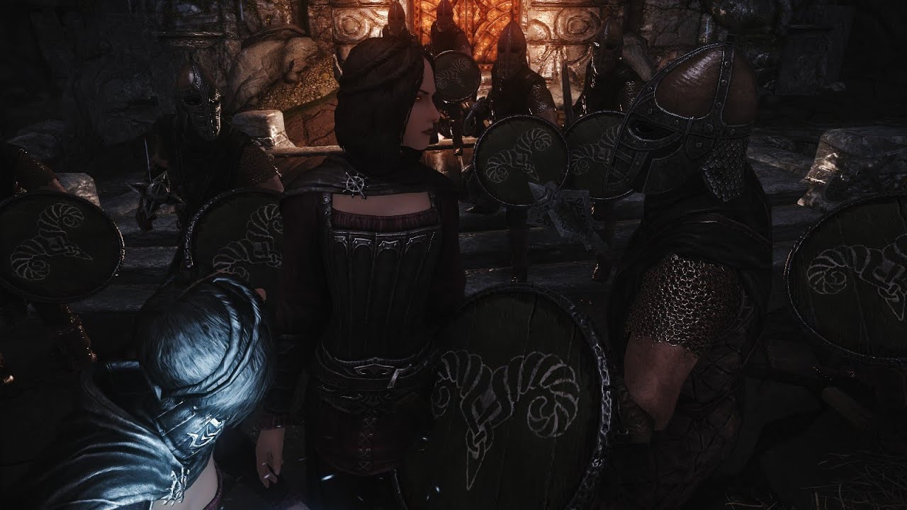 11 Seranas vs 11 Markarth Guards | Skyrim - YouTube