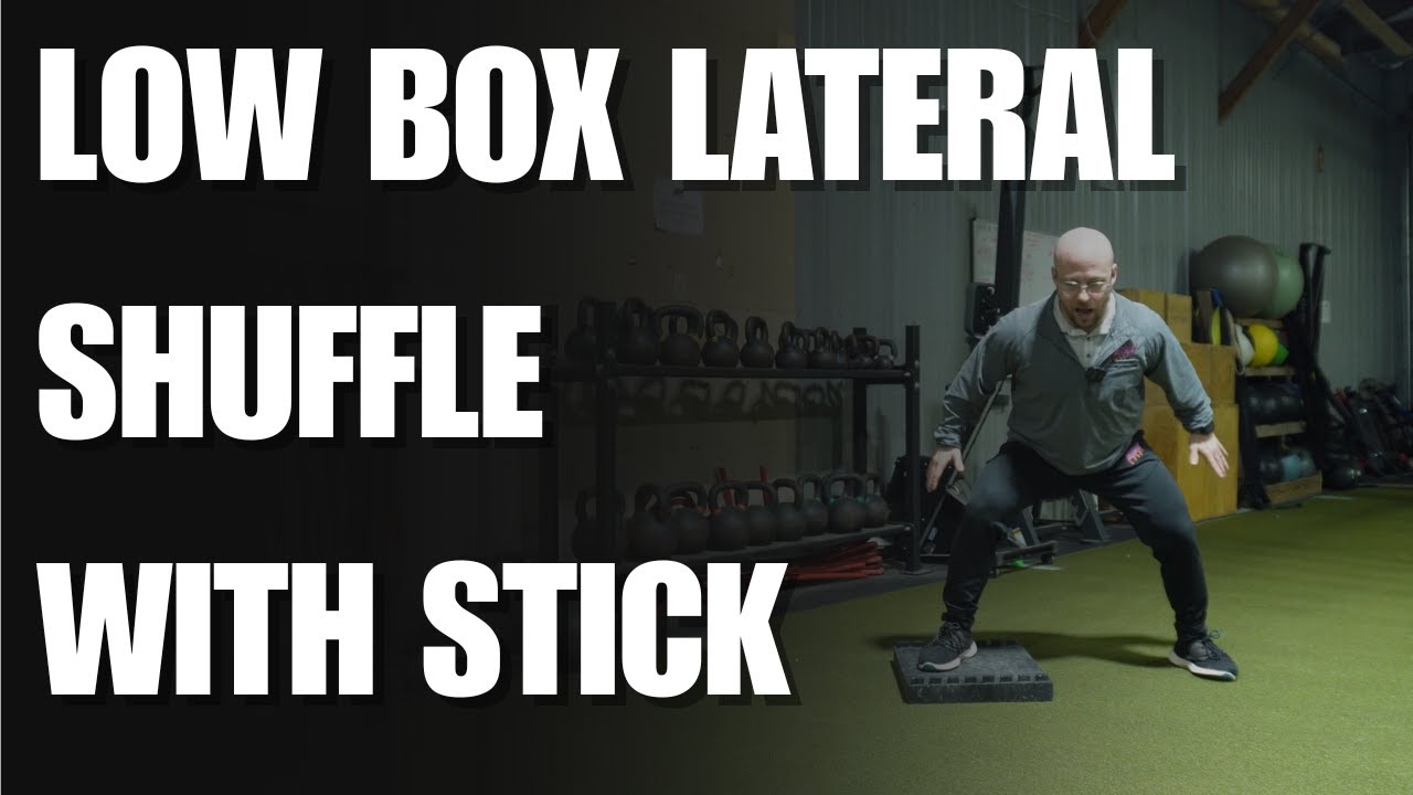 Low Box Lateral Shuffle With Stick - THIRSTgym.com - YouTube