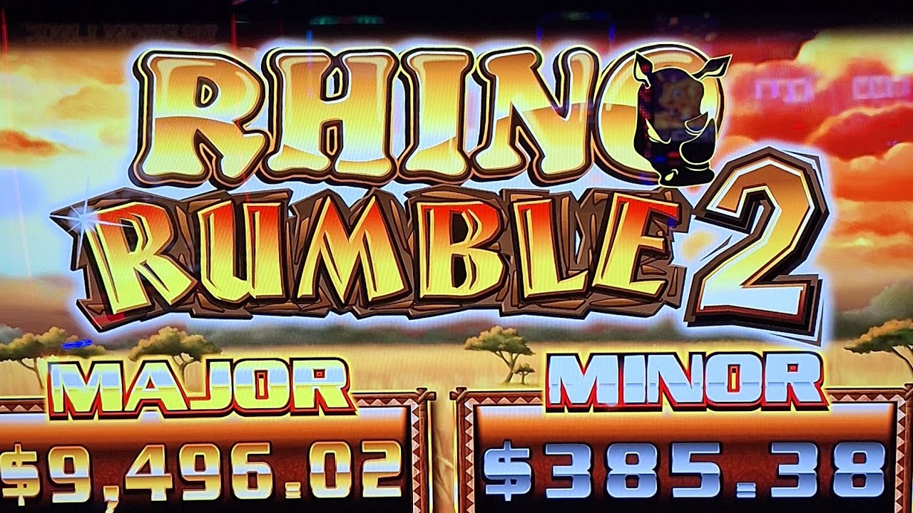 Rhino Rumble 2 High Limit Room Bonus 🦏🦏 - YouTube