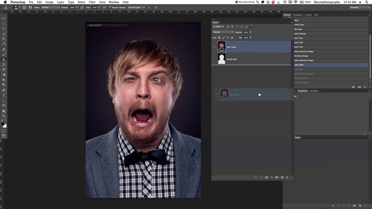 005 Workflow Working With Photoshop Layers Part 1 - YouTube