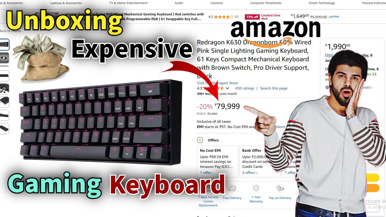 High-End Gaming Keyboard Unboxed | Unboxing the REDRAGON K630 ...