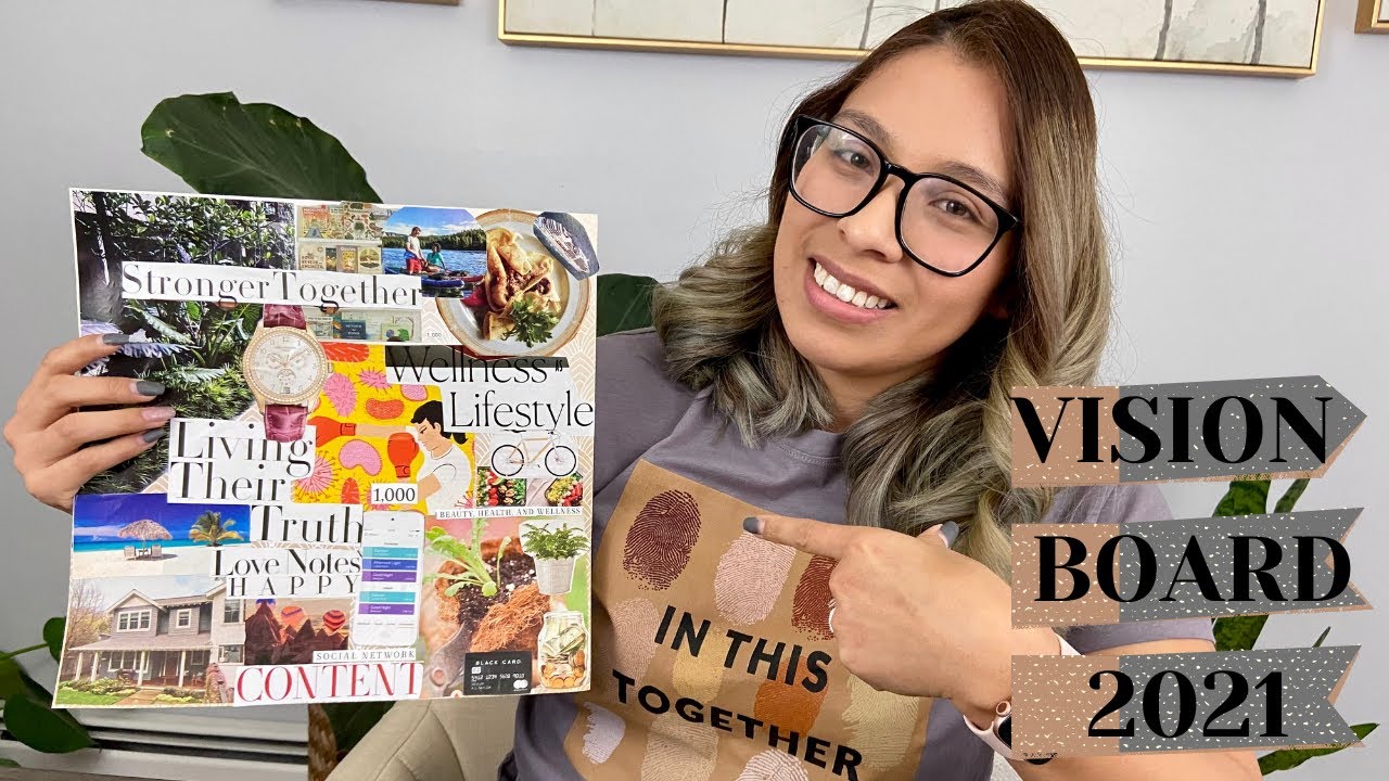 Vision Board 2021: VISUALIZANDO MIS METAS | DIANA VELEZ - YouTube