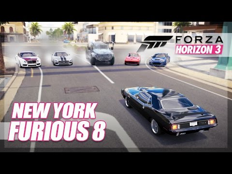 Forza Horizon 3 - The Fate of The Furious Recreation! (New York Chase)