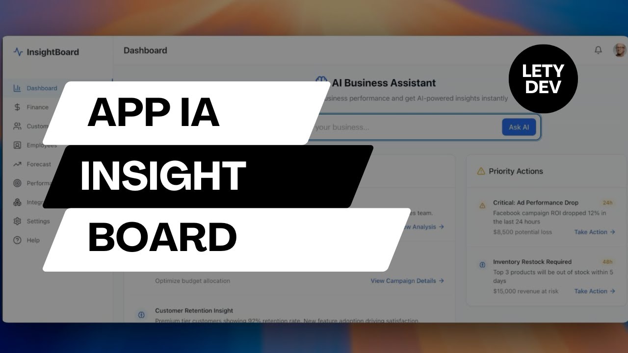 Lety dev - Insight board app - YouTube
