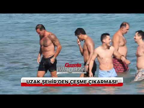 Atakan Özkaya, Alper Çankaya ve Nihat Altınkaya'nın denizde eğlendiği anlar objektiflere yansıdı 📸