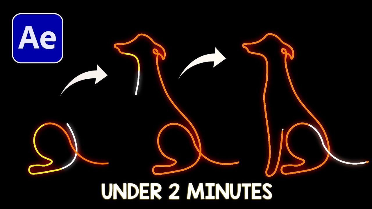 How to ANIMATE LINES in After Effects | line motion graphics - YouTube