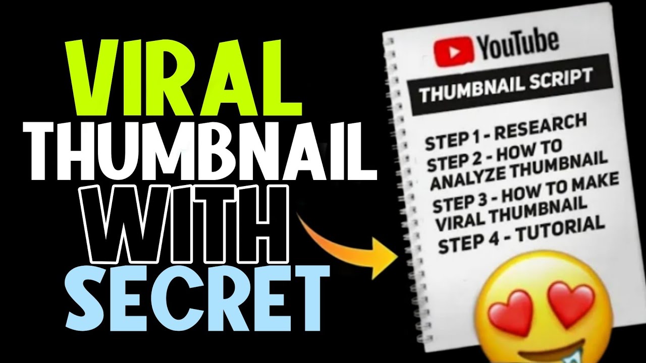 How to make viral thumbnail with Secret App - YouTube