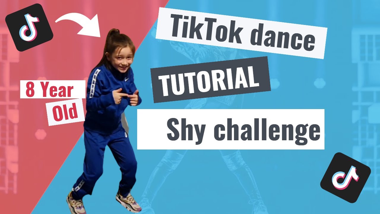 TikTok dance tutorial - Shy challenge - YouTube