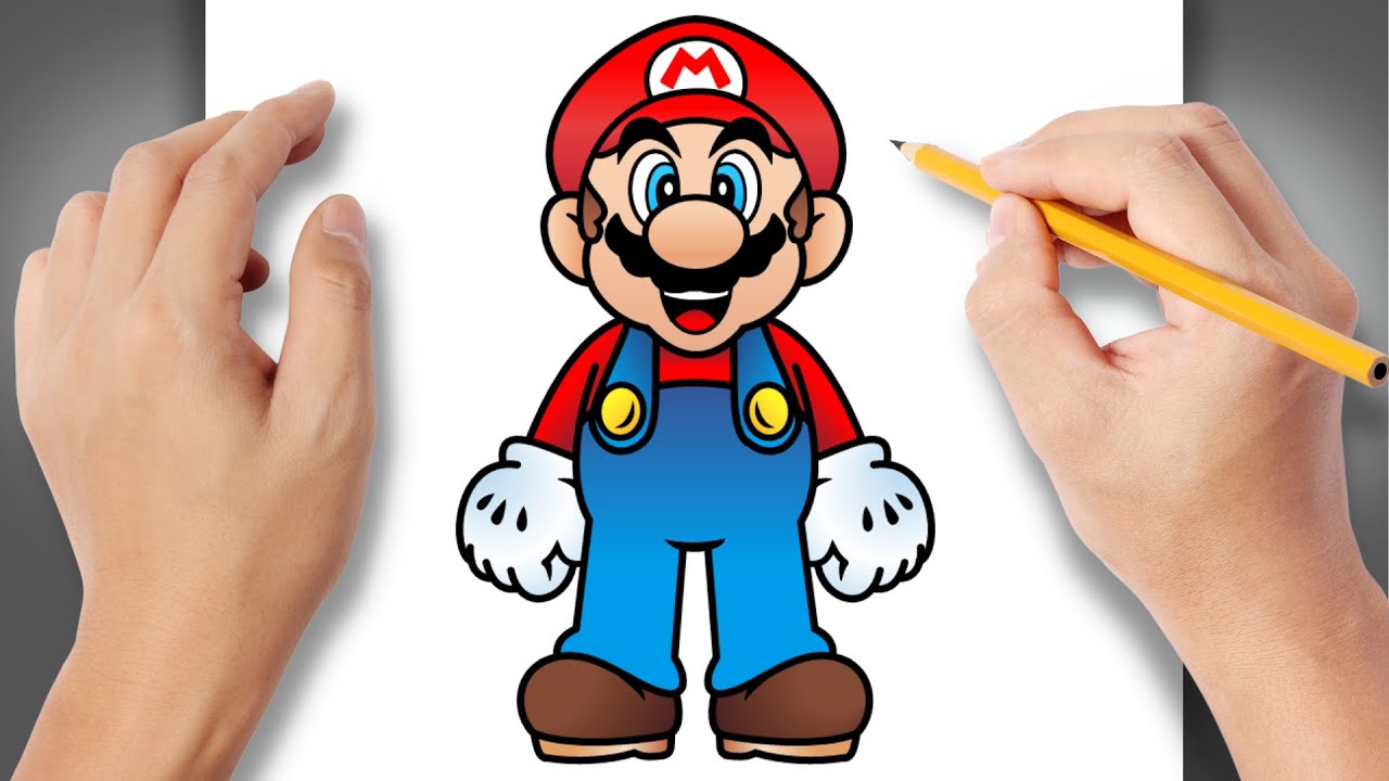 Como DESENHAR o MARIO do Filme SUPER MARIO BROS - Como DIBUJAR a SUPER ...