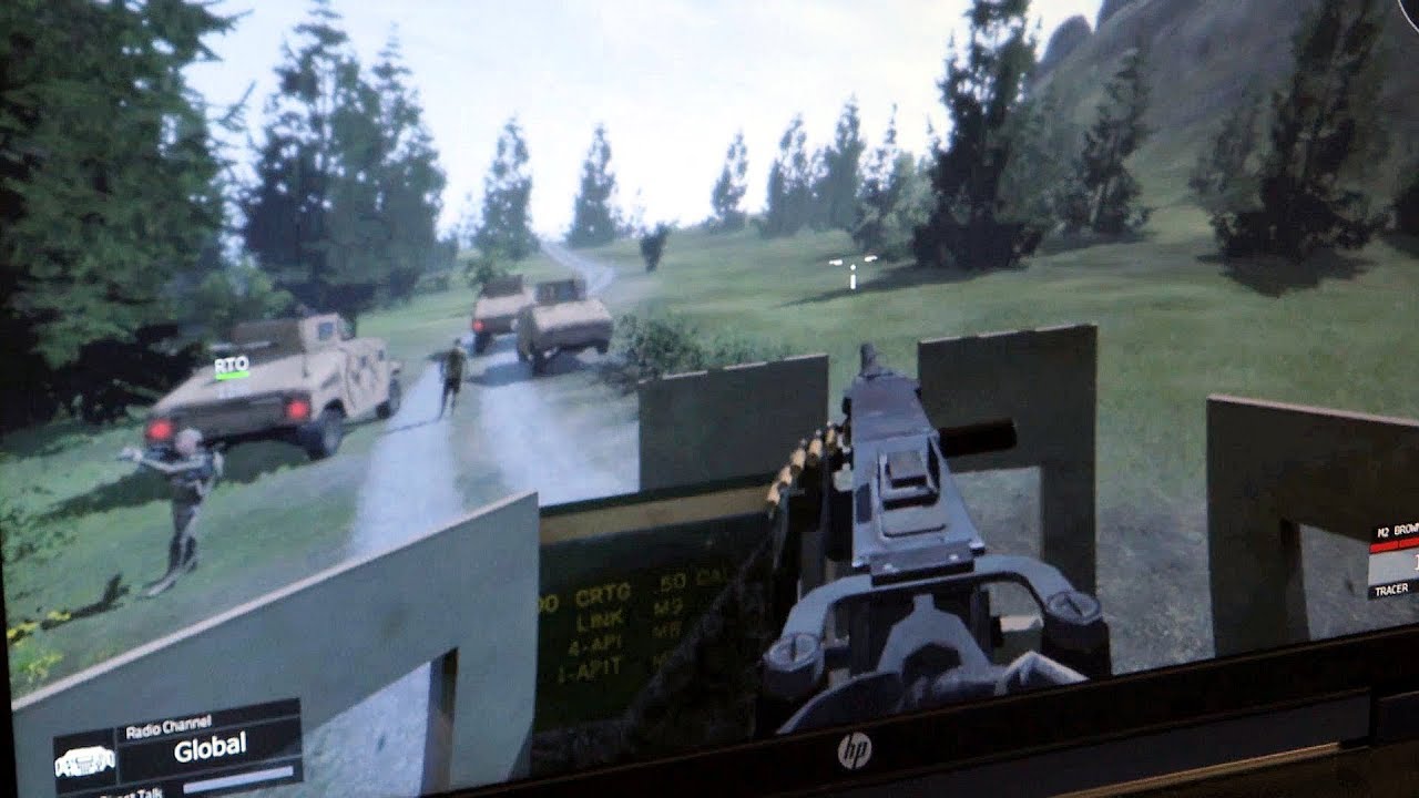 Soldiers Use Virtual Battle Space Trainer - YouTube
