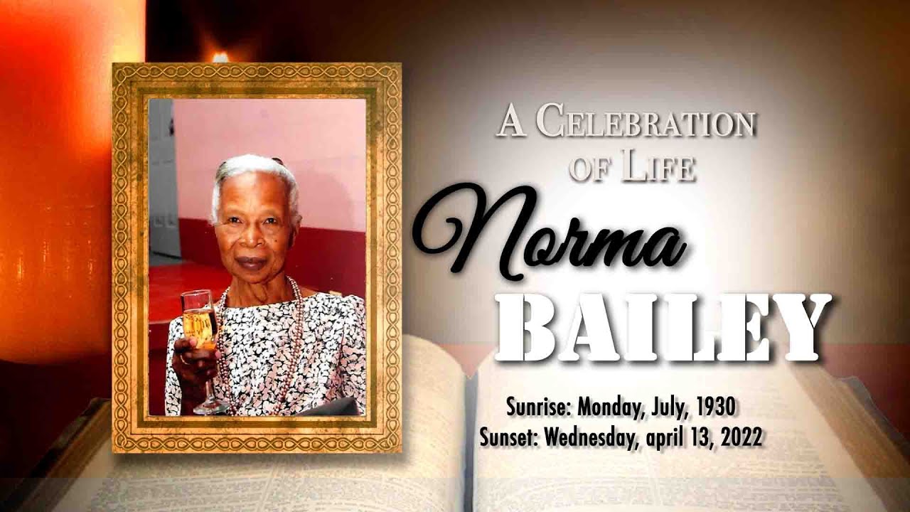 A Celebration of Life, Norma Bailey. - YouTube