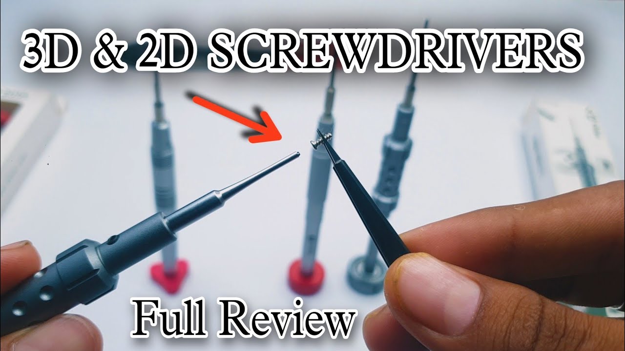 QIANLI & 2UUL & MEGA-IDEA 3D & 2D SCREWDRIVER REVIEW #unboxing #qianli ...