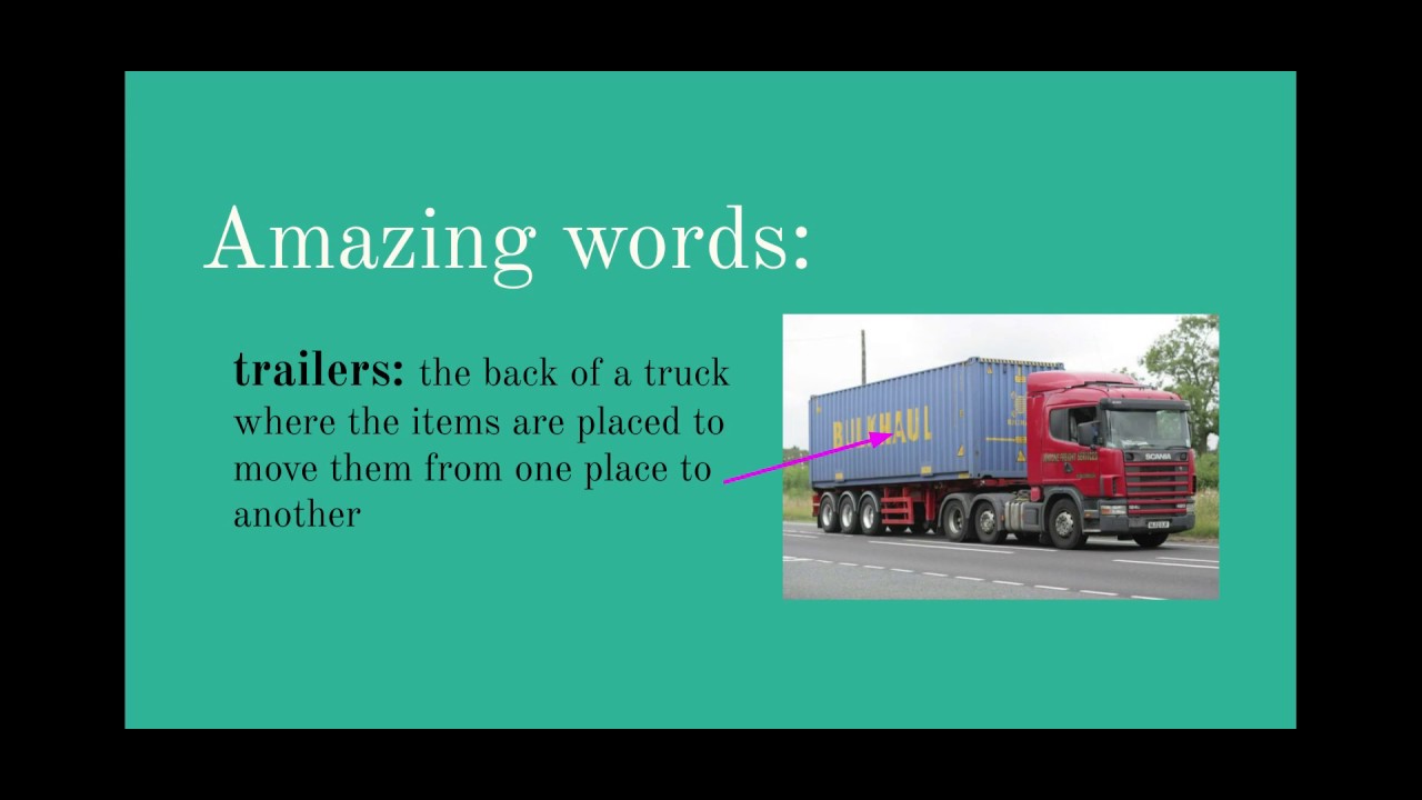 Trucks Roll Amazing words and phrases - YouTube