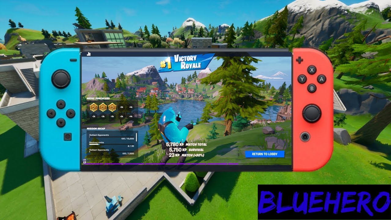 Fortnite on switch - YouTube