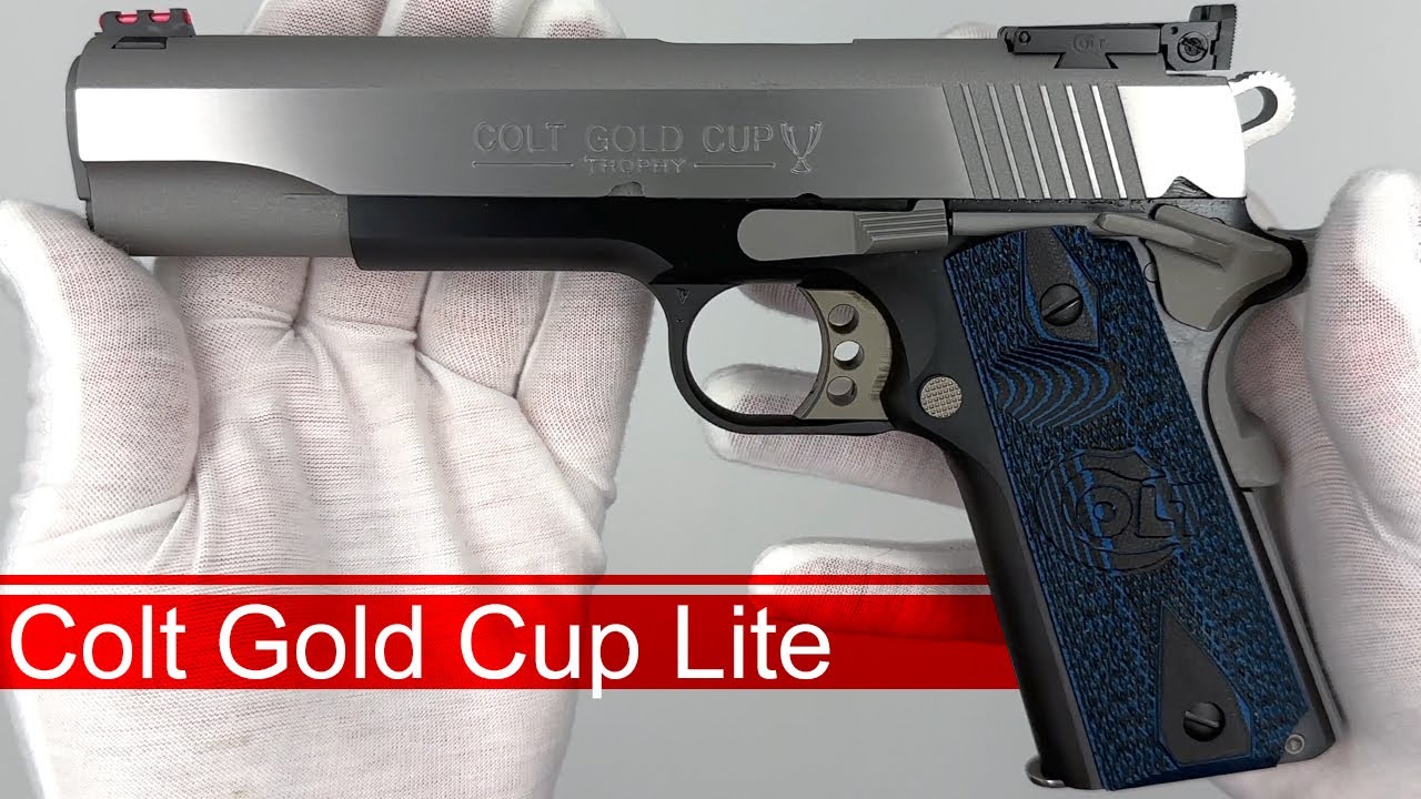 Colt Gold Cup Lite - YouTube