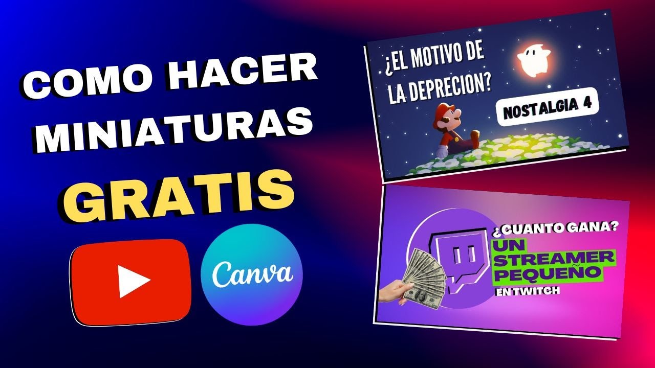 Cómo Crear Miniaturas Impactantes para YouTube ¡Totalmente Gratis! 🎨 ...