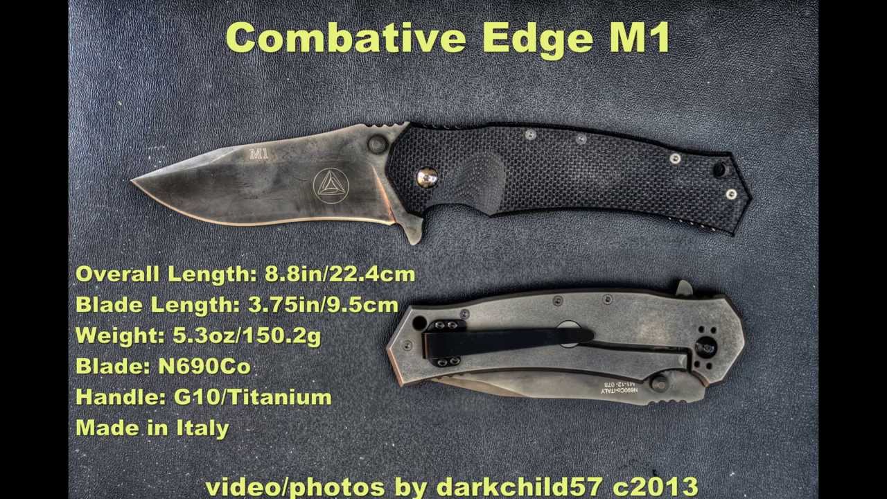 Knife Review: Combative Edge M1 - YouTube