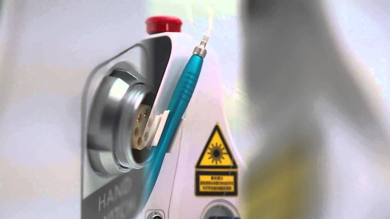 Gbox medical diode laser Demostration - YouTube