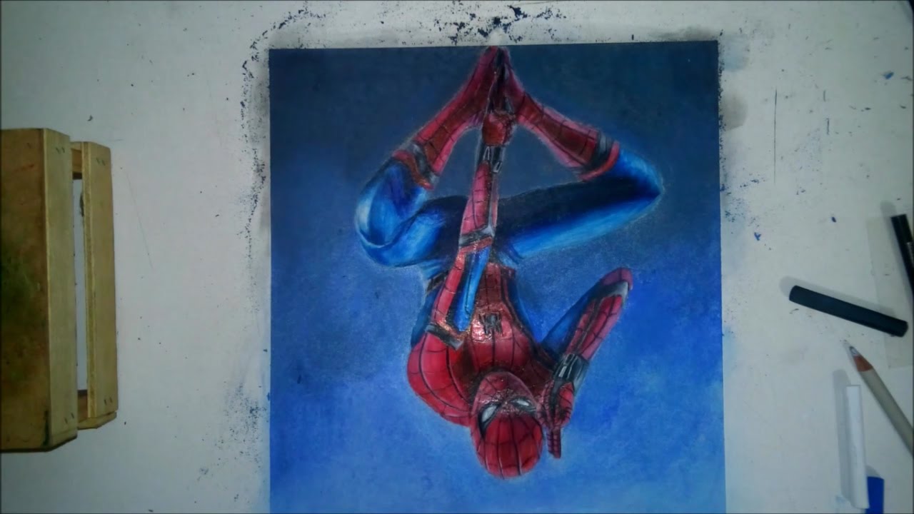 Speed Drawing: Spiderman Homecoming - YouTube