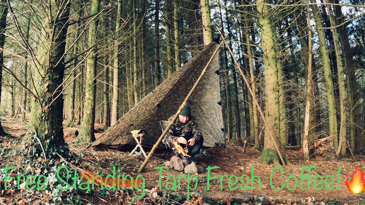 Free Standing Relax Tarp DD Hammocks 3X3 Fresh Coffee Jetboil Press ...