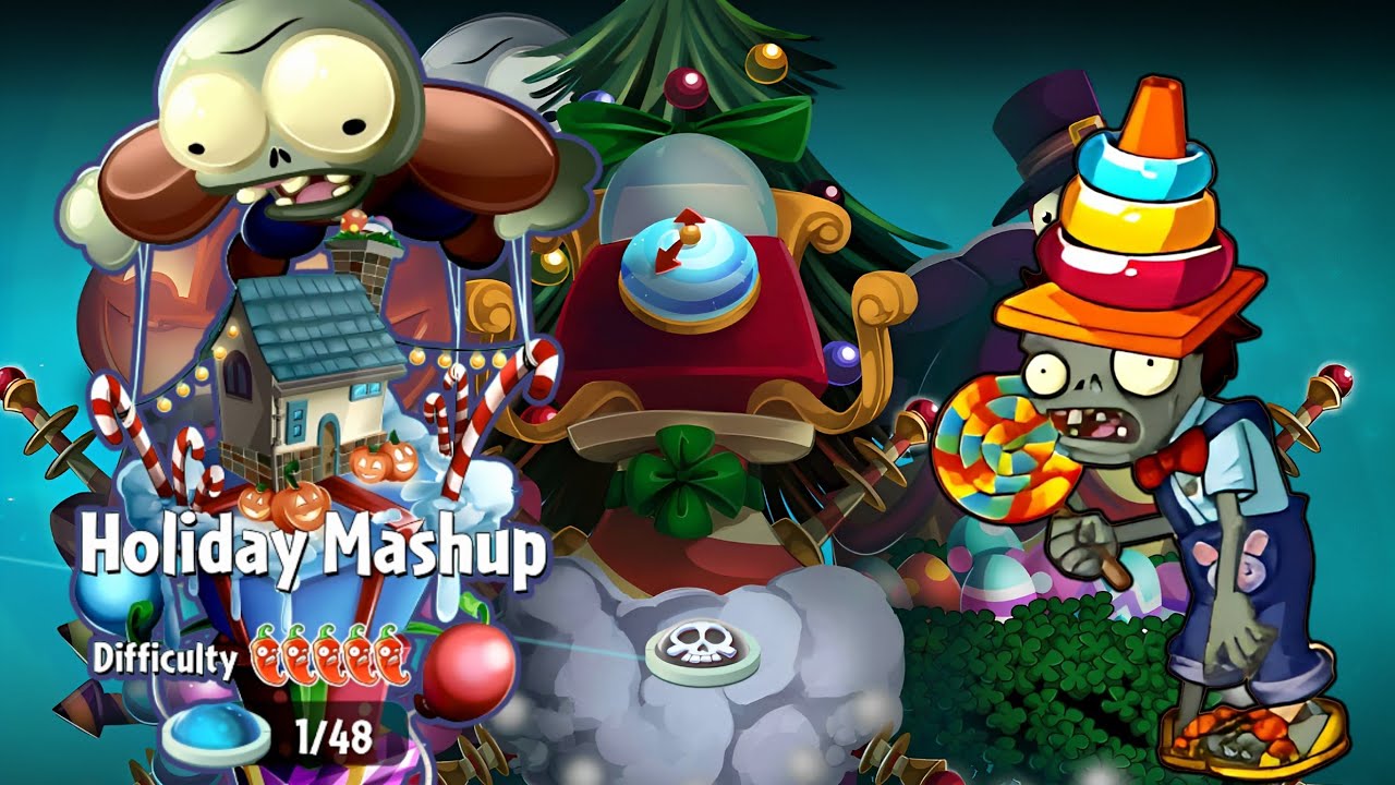 holiday mashup level 30 to 40 complete || pvz2 reflourished - YouTube
