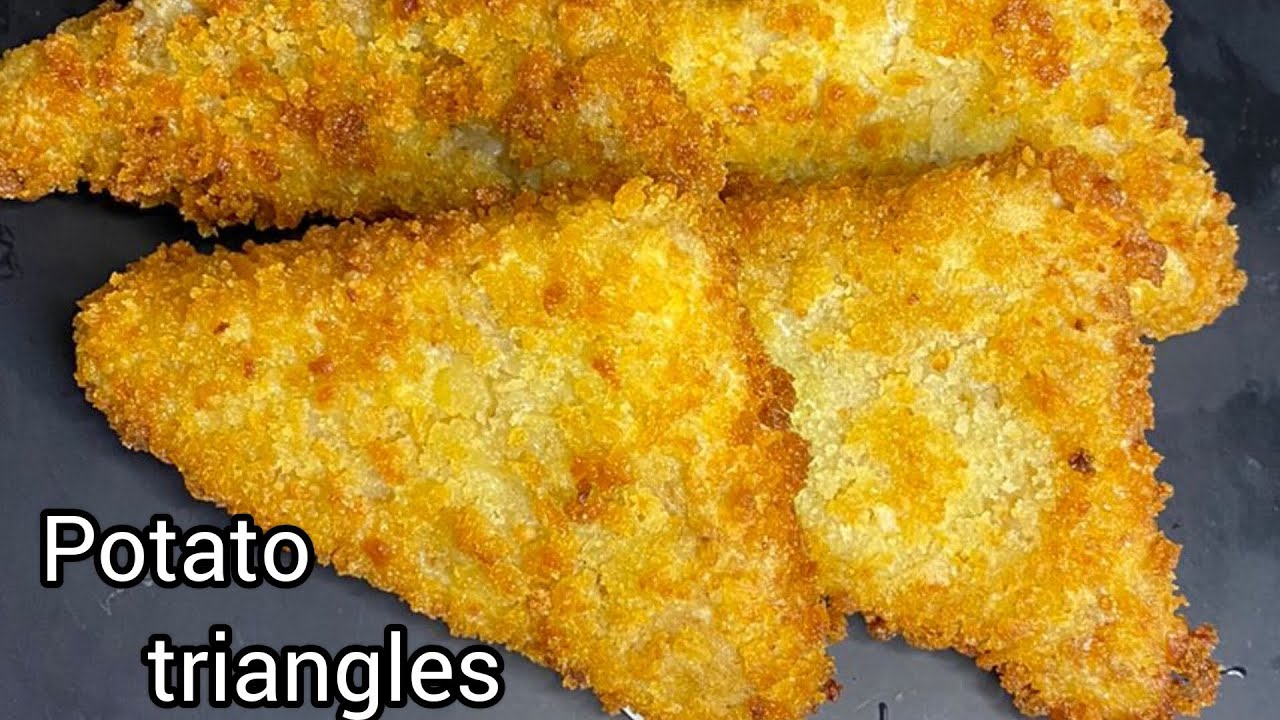 potato triangles Recipe | by chef Maryam | #happycookingtoyou #potato # ...