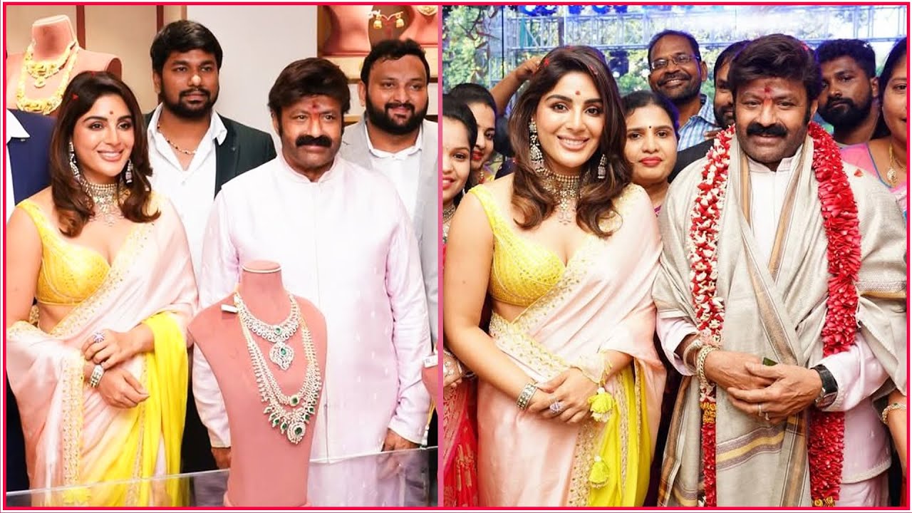 Nandamuri Balakrishna & Samyuktha Menon at Kakinada, Vega Jewellers ...