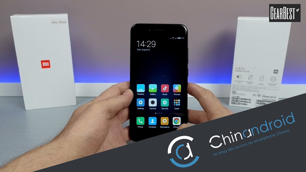 Xiaomi Mi 5X, test et présentation pour Gearbest - YouTube