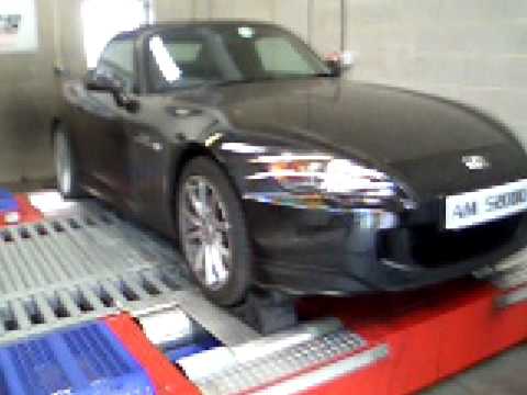 Honda S2000 Dyno AEM V2 - YouTube