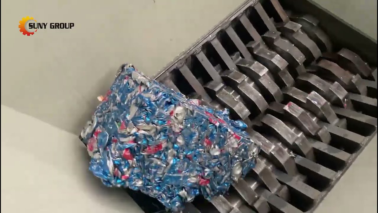 Scrap Metal Recycling Shredder | Industrial Shredding System - YouTube