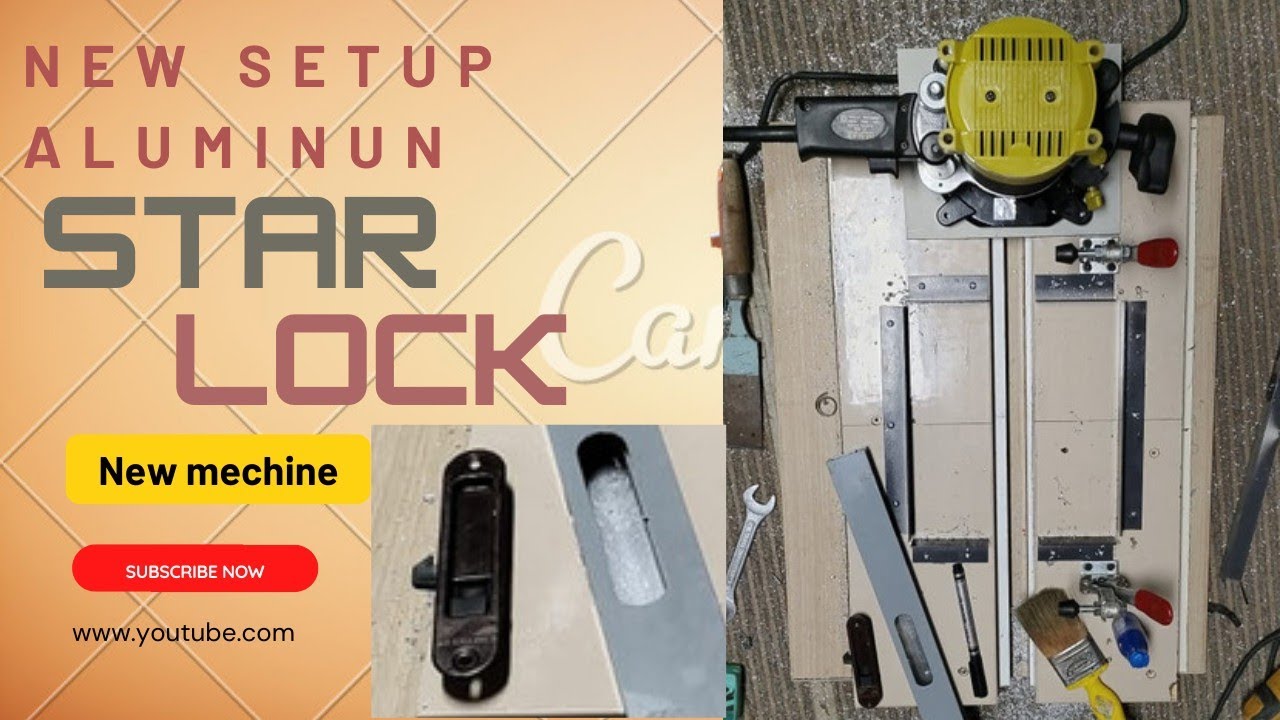 new starlock setup mechine.. aluminium starlock...2022 - YouTube