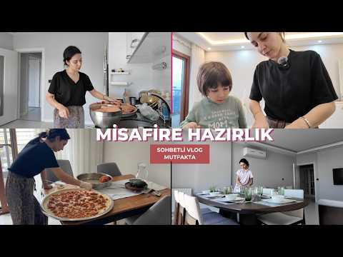 Yemeğe Misafir Var - Tüm Gün Hazırlık - Neler yaptım ? OKULDAN ALDIM ARTIK YETER  #vlogmutfakta